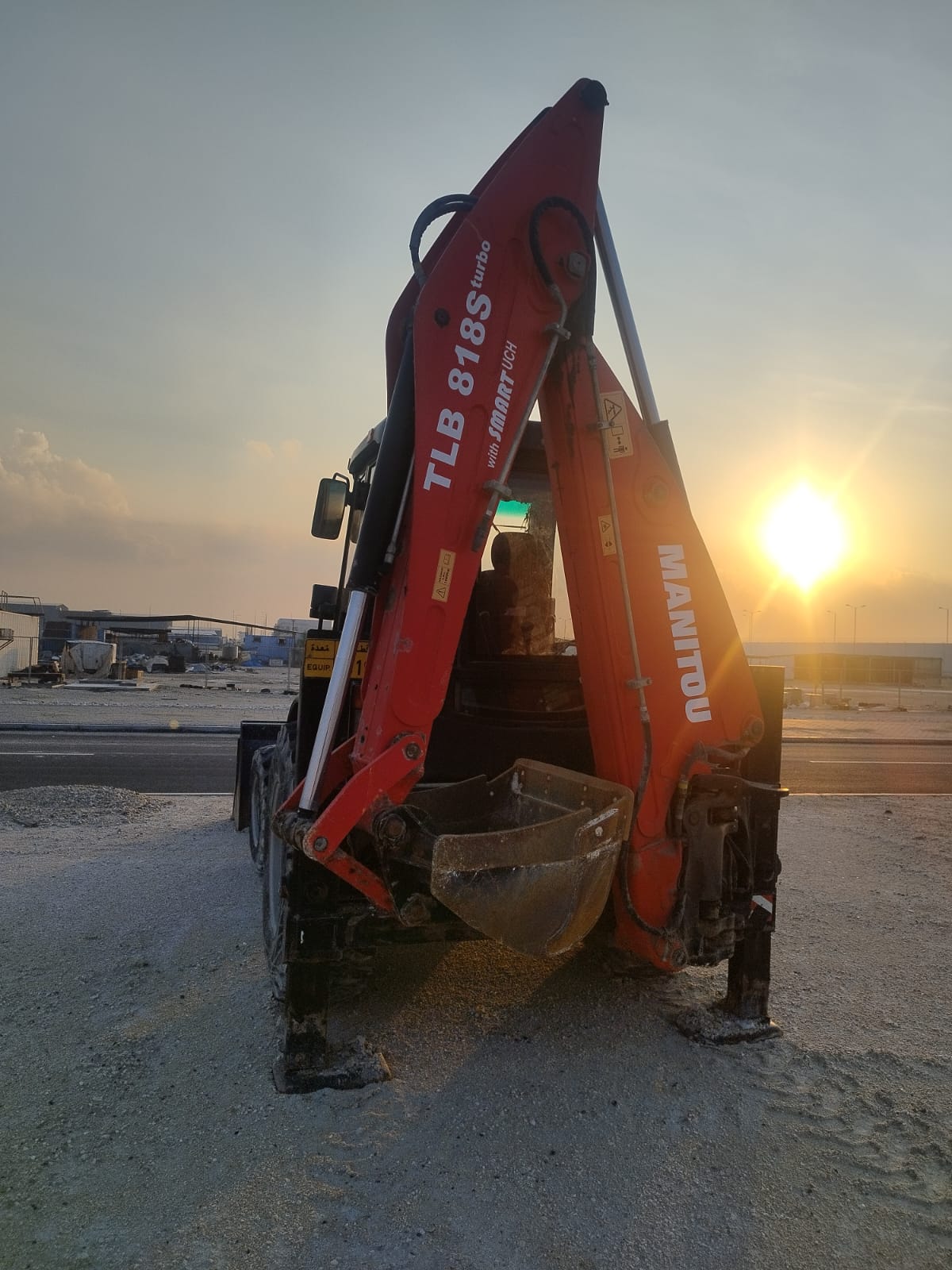 Equipment Hound. Equipment marketplace. MANITOU TLB 818S Backhoe Loader